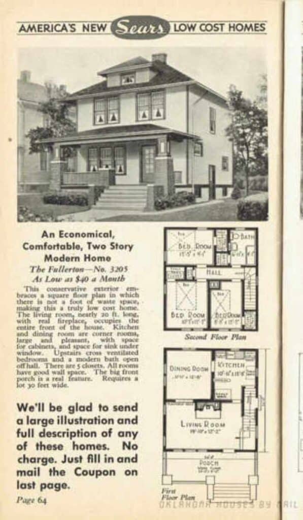 10 More Sears Foursquare Kit House Plans [Part 2] - Everyday Old House