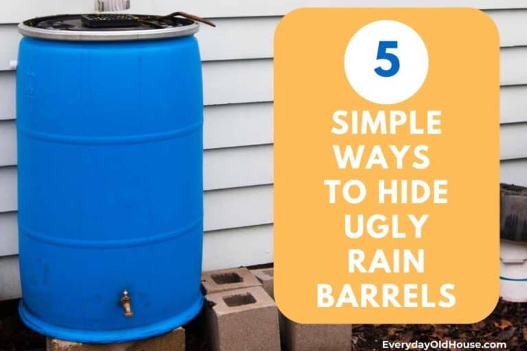 How to Hide a Water Barrel (20+ Photos) - Everyday Old House