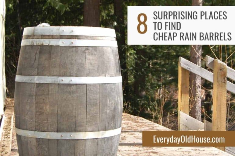 How We Easily Winterize Our Rain Barrel - 8 Questions Solved - Everyday ...